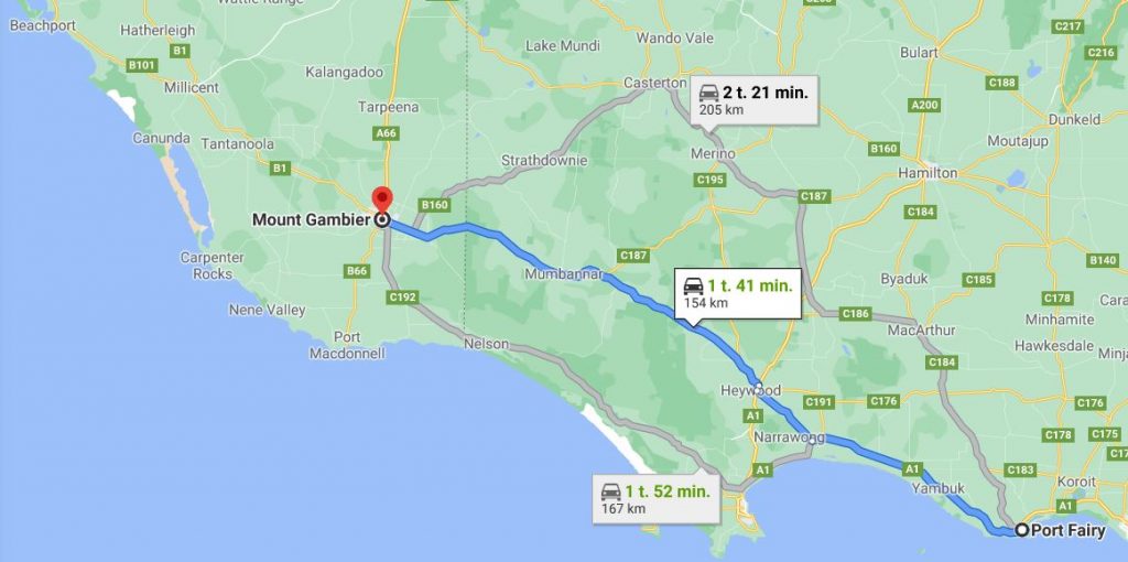5 Port Fairy til Mount Gambier - OPLEV